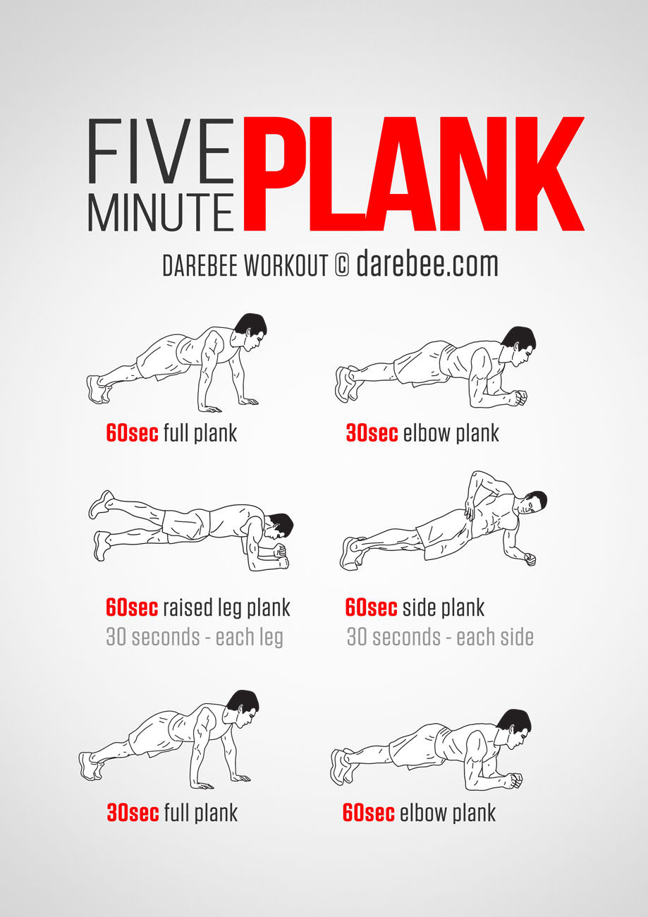 Five Minute Plank Workout Can You Do It Five Minute Plank Workout Can You Do It