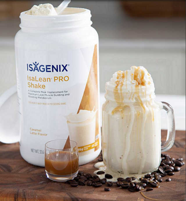 Isagenix Caramel Latte Protein Shake