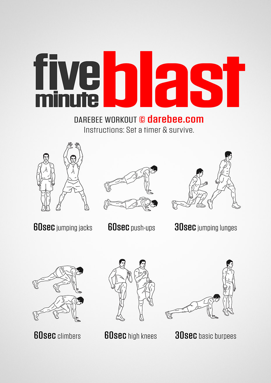 Workout Of The Week 5 Minute Blast 5 Minute WorkoutA Less Toxic Life Workout Of The Week 5 Minute Blast 5 Minute WorkoutA Less Toxic Life